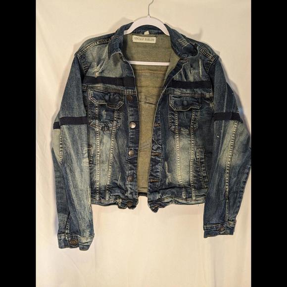 Vintage Harlem | Jackets & Coats | Vintage Harlem Denim Jacket Mens ...